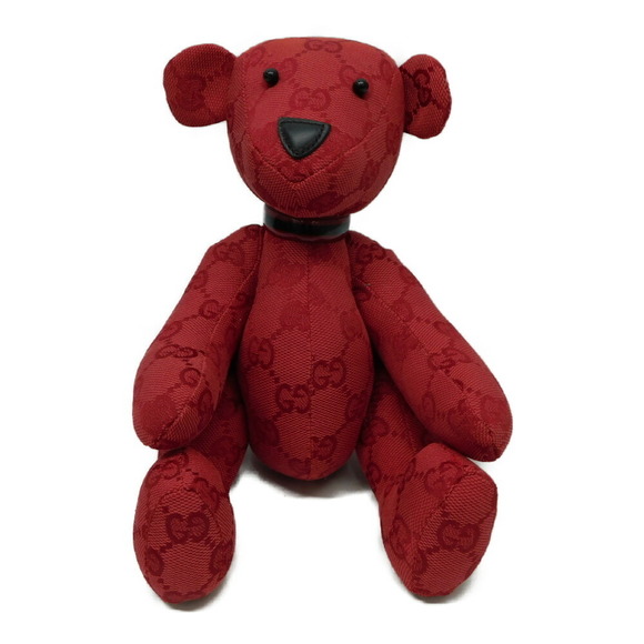 Gucci | Bags | Gucci Bear Red Stuffed Toy Gg Canvas | Poshmark